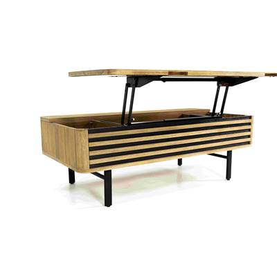 Ibiza table basse relevable en acacia